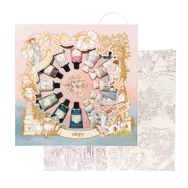 Крем для рук женский Roopy Cloud Manor Souvenir, Cloud Castle 12 Pcs Box+Shopping Bag (12g*12pcs)
