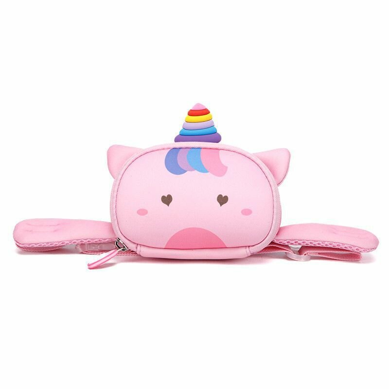 Стильная детская поясная сумка-кроссбоди, мини-сумка на грудь для мальчиков и девочек, подходит для прогулок в детском саду и в качестве автомобильного кошелька для мелочи.