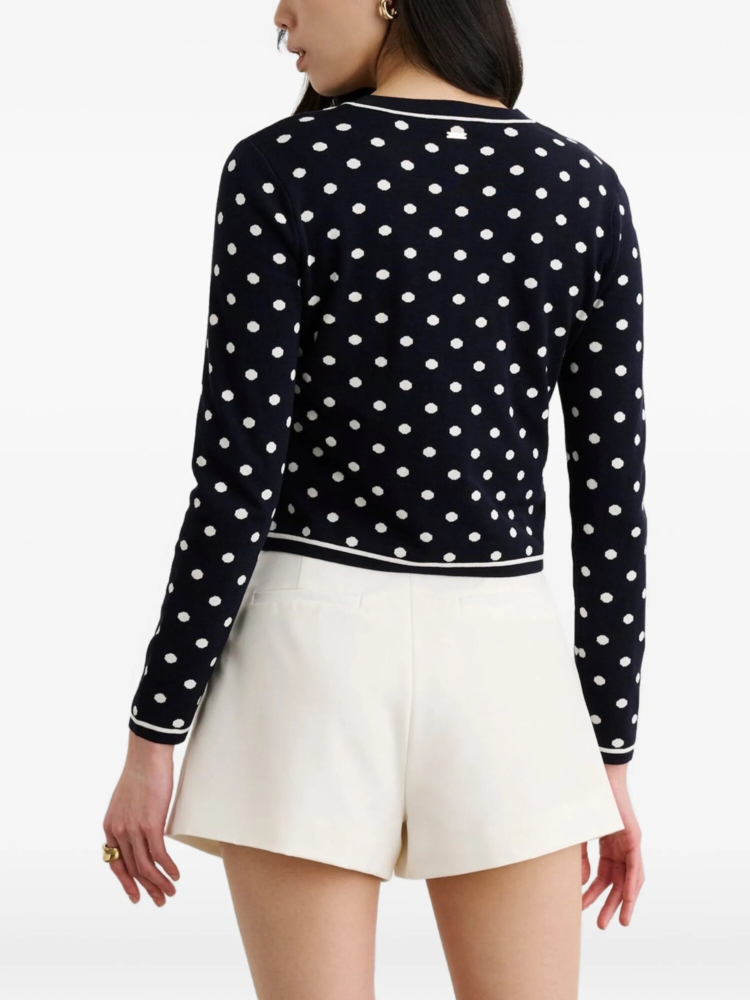 Кардиган TOCCIN Xandra polka-dot cardigan, размер L, синий — фото 1