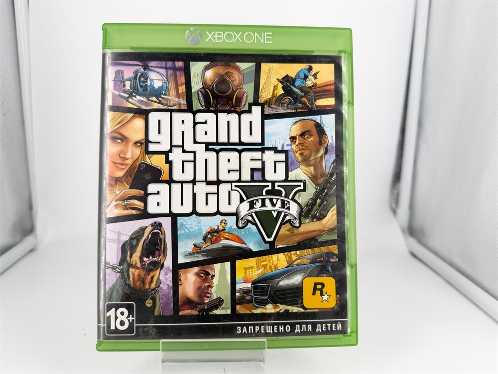 Игра Grand Theft Auto V для Xbox One, субтитры и интерфейс на русском языке, диск