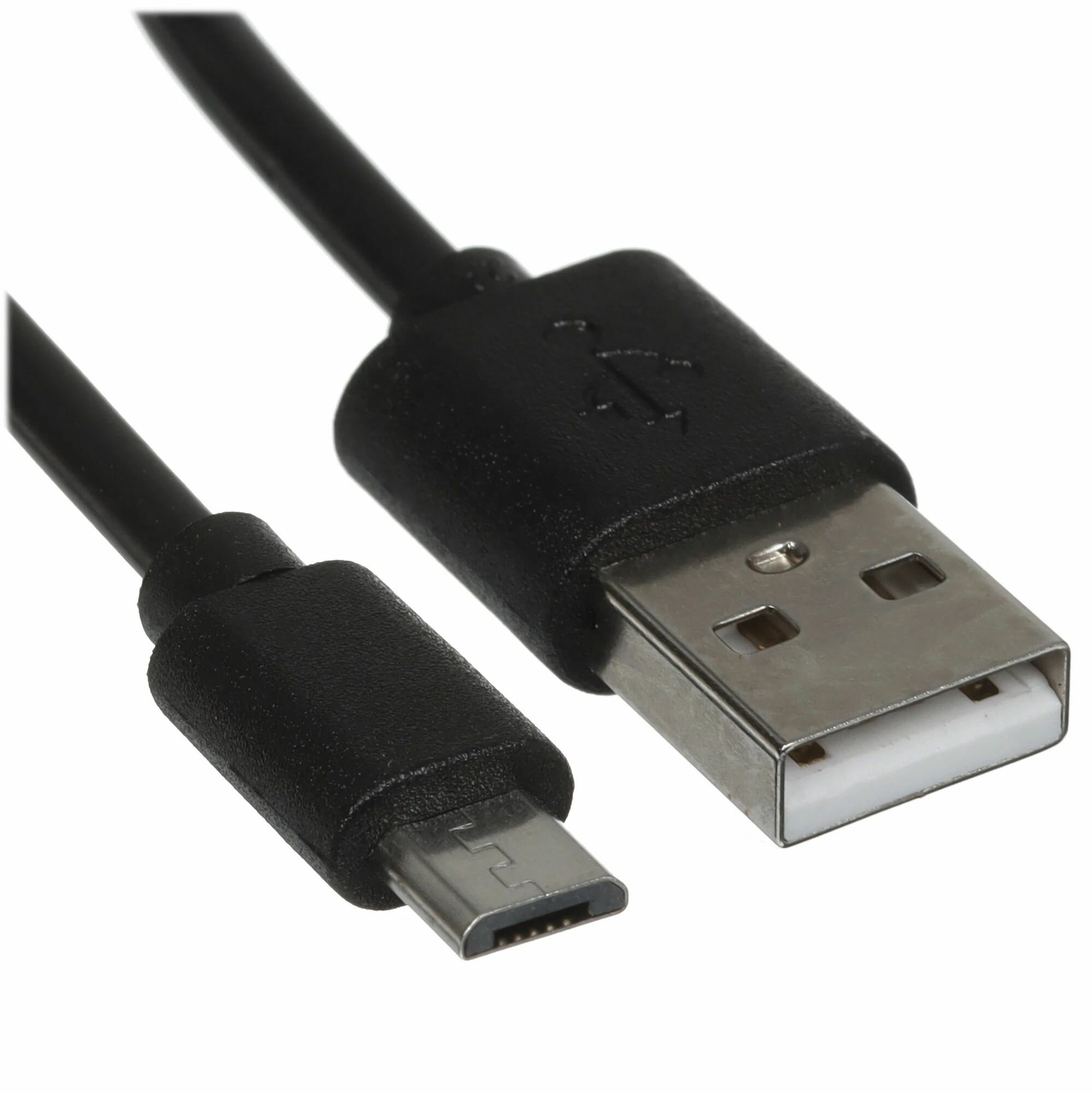 Кабель круглый Aceline micro USB - USB 2.0 Type-A черный 0.5 м