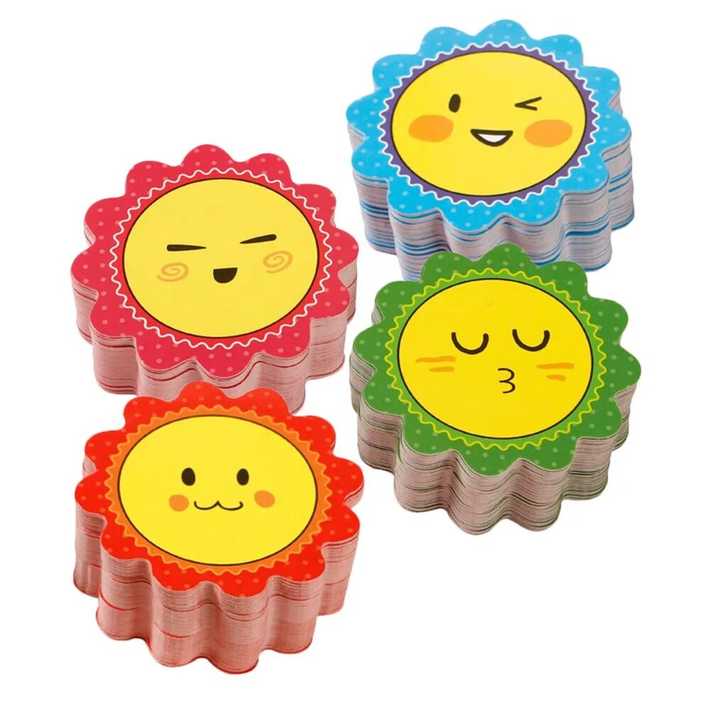 Бумажные Наградные Карточки, Солнечный Цветок, 200 Штук, Для Управления Поведением, Разноцветные, Для Учителей