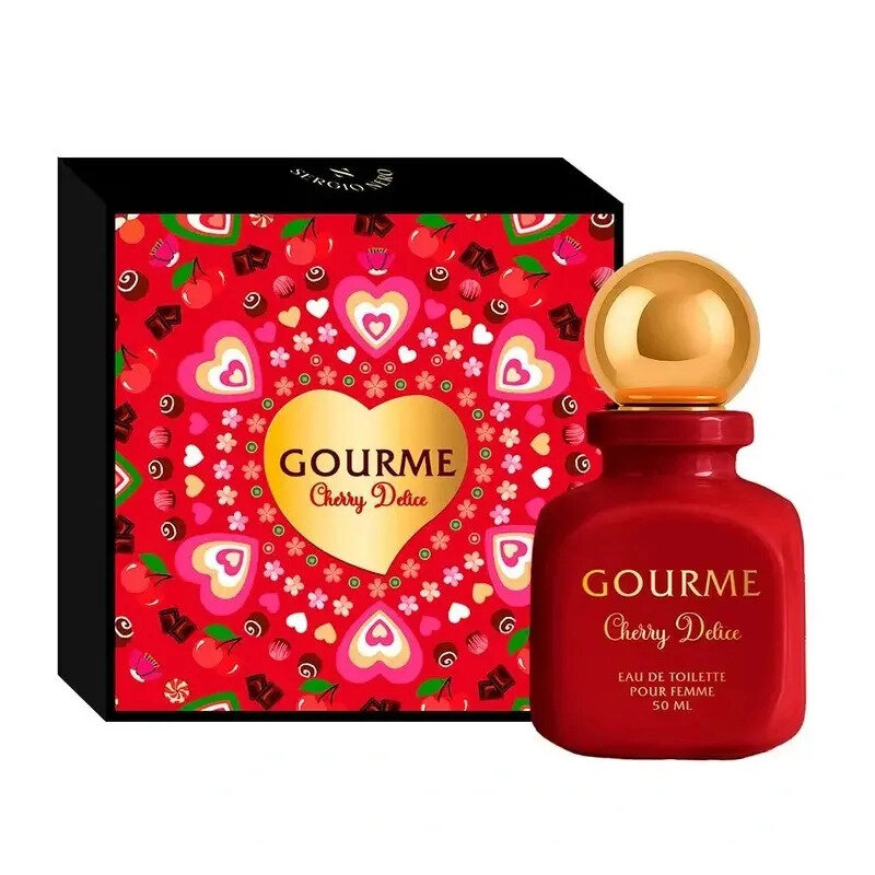 Туалетная вода Euroluxe Gourme Cherry Delice 50 мл женская / Евролюкс Гурмэ Черри Делис / Вишнёвое лакомство