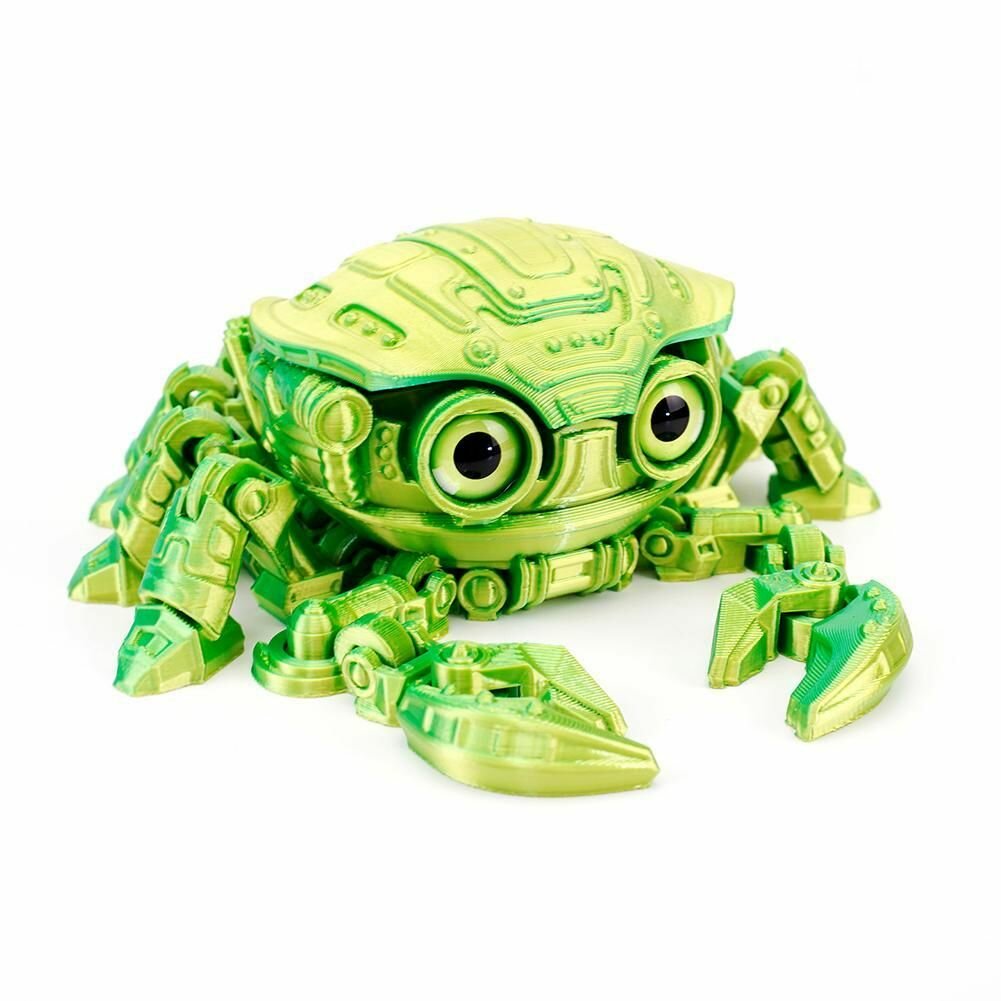 Механическая игрушка-краб с 3D-печатью