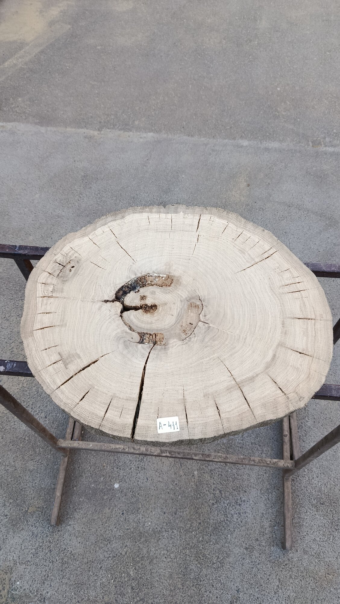 Спил из массива дуба 48х43х5см(А411) высушенный и фрезерованный