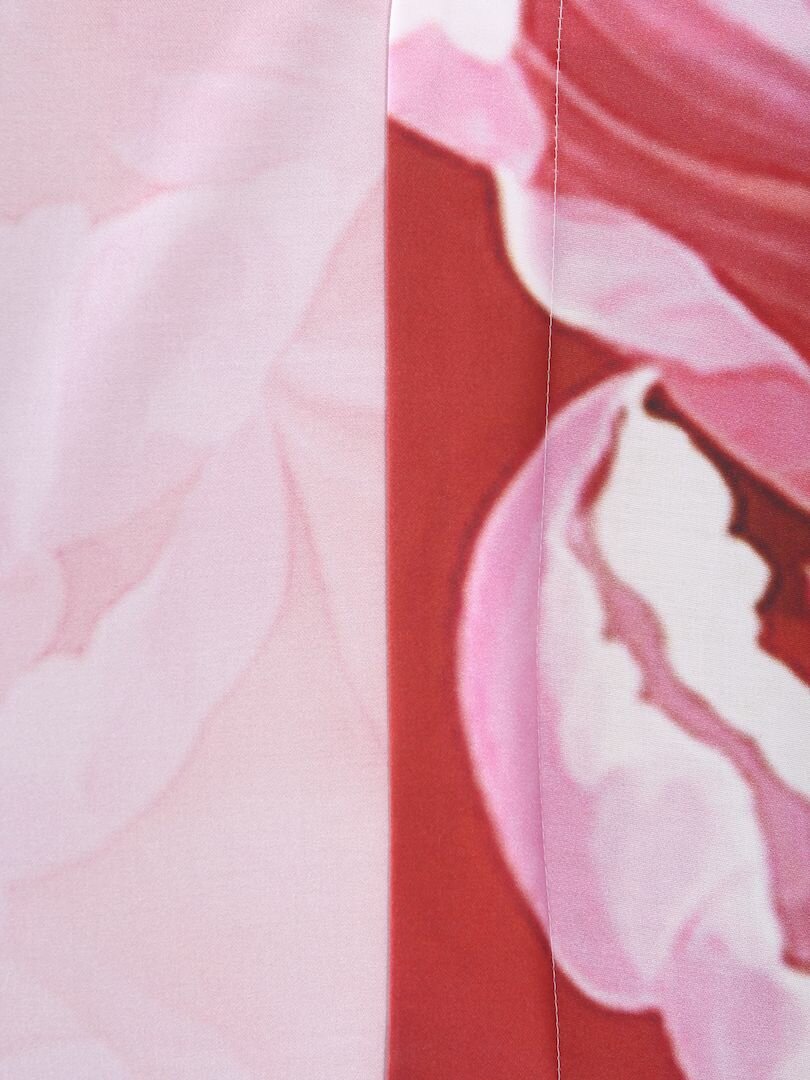 Постельное белье евро Mona Liza Flower "Peony" наволочки 70х70 и 50х70 макосатин