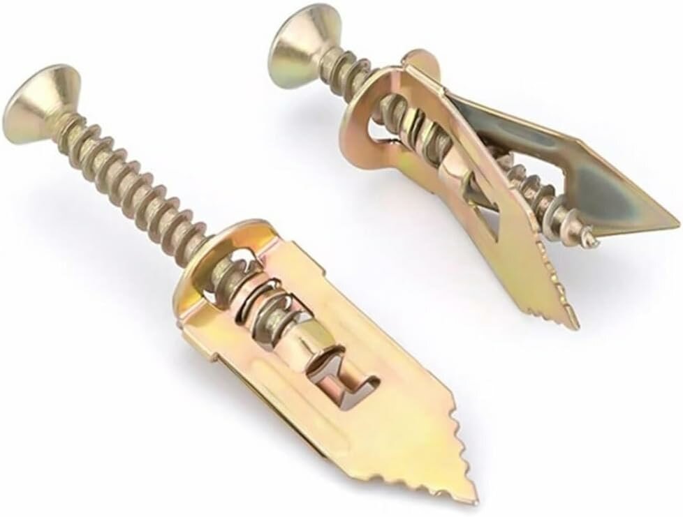 Hcaklozgshi 20 шт. Модернизированные самосверлящие анкерные винты, инструменты для гипсокартона и ремонта, анкерные инст