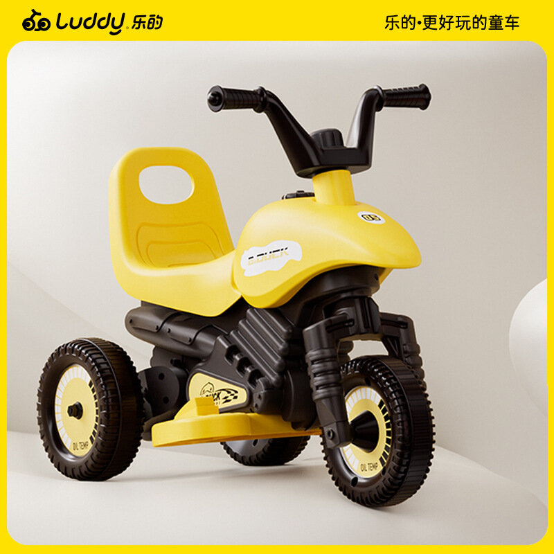 Детский электрический трицикл B.duck Little Yellow Duck, мотоцикл с одним приводом, игрушечный автомобиль для малышей.