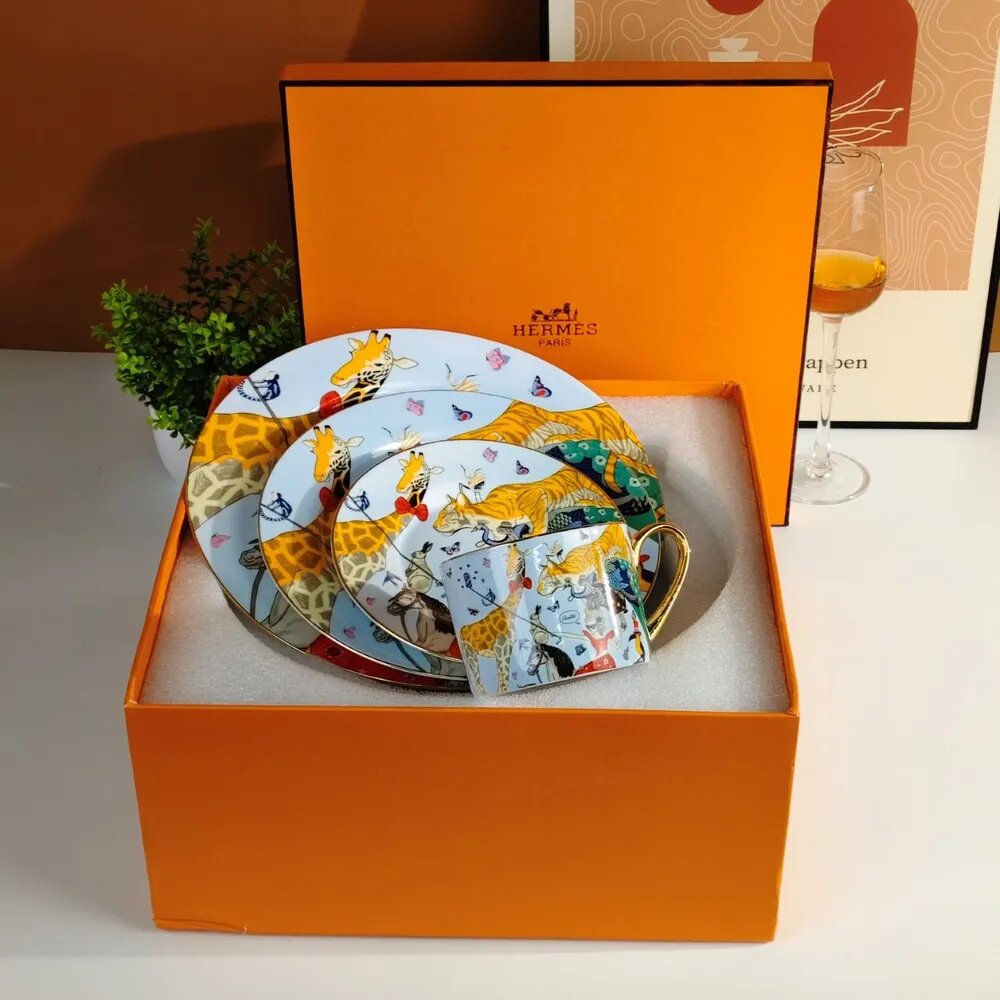Hermes Чайная, кофейная пара