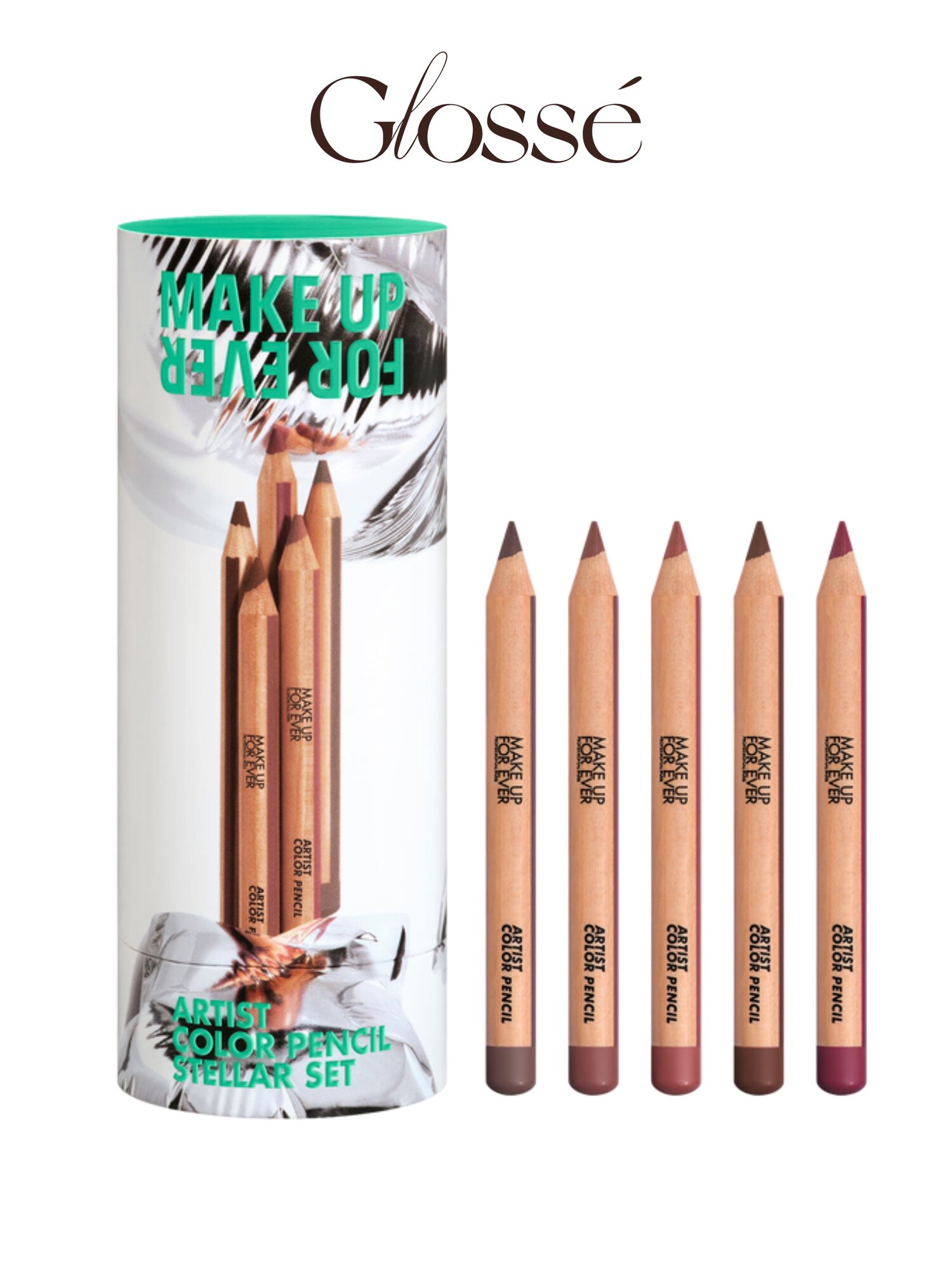 Лимитированный набор карандашей для губ Make Up For Ever Limited Edition Lip Pencil Set, 5 шт.