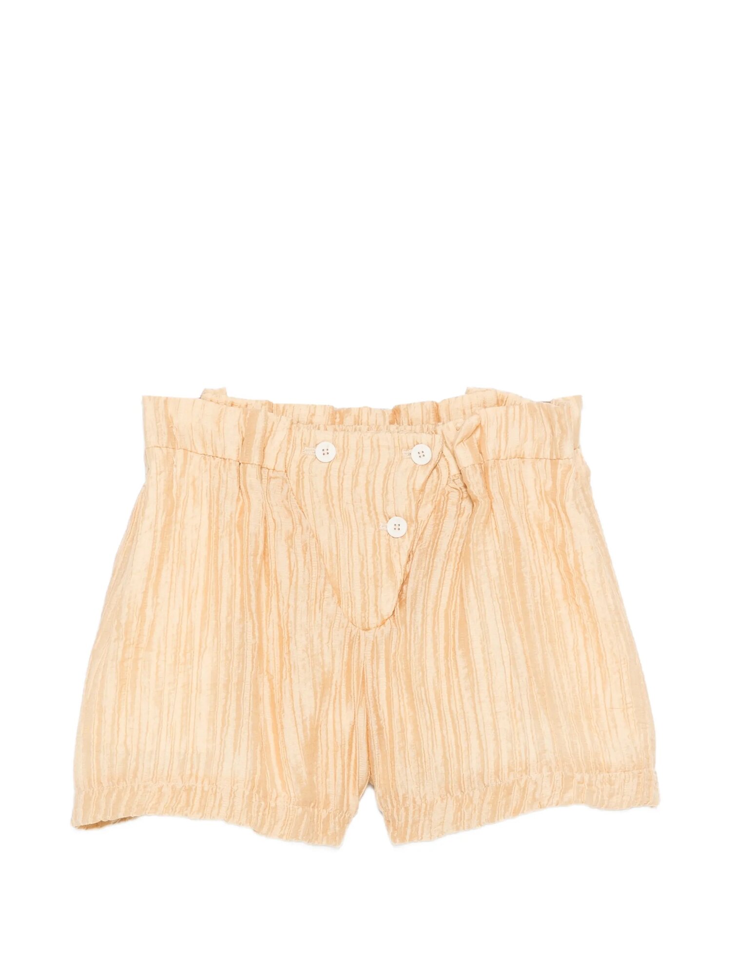 Шорты Button pleated shorts