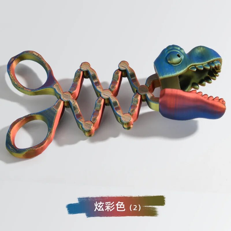 Динозавр-игрушка 3D, цвет style10