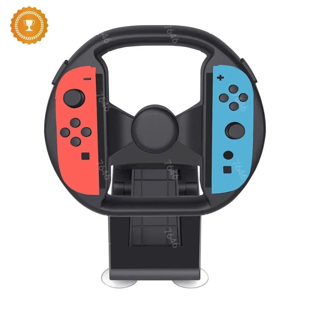 Игровая руль для Nintendo Switch, 1 шт. Черный пластик, для контроллеров