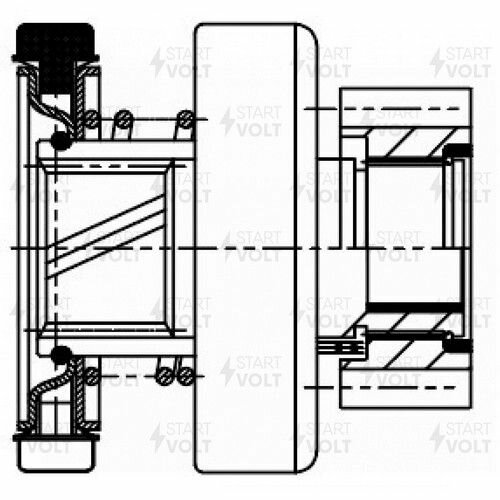 Привод стартера (бендикс) для а/м Mercedes-Benz C W204 (07-)/E W212 (09-) 1.8T (Start-Stop), STARTVOLT VCS1528