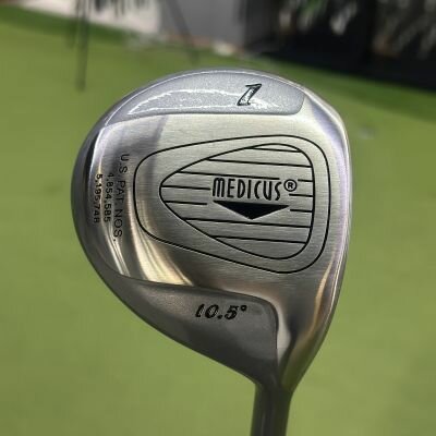 Оригинальный мужской драйвер для гольфа MEDICUS, стальной шафт, объем головки 330 куб. см.
