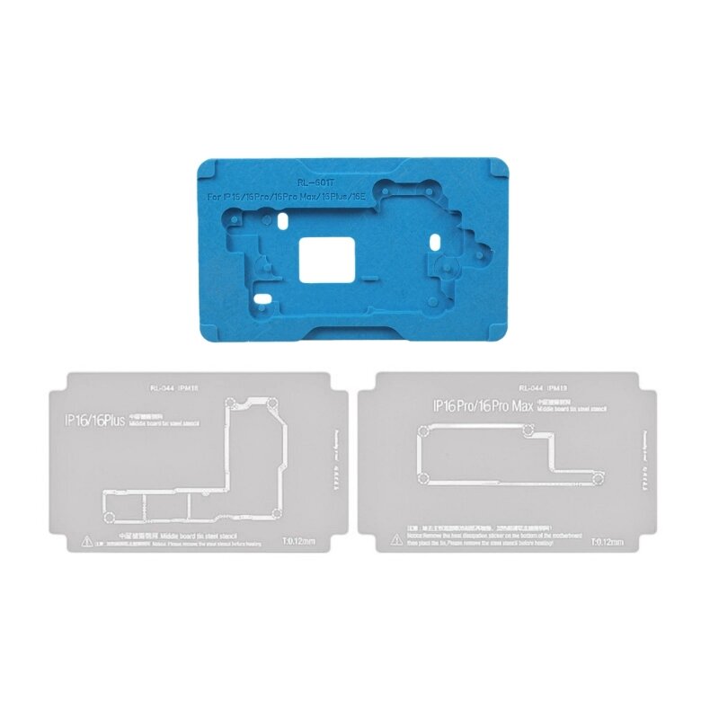 Рамка Среднего Слоя Жестяная Посадочная Платформа BGA Трафарет для Реболлинга для Набора Инструментов для Ремонта Материнской платы IP16