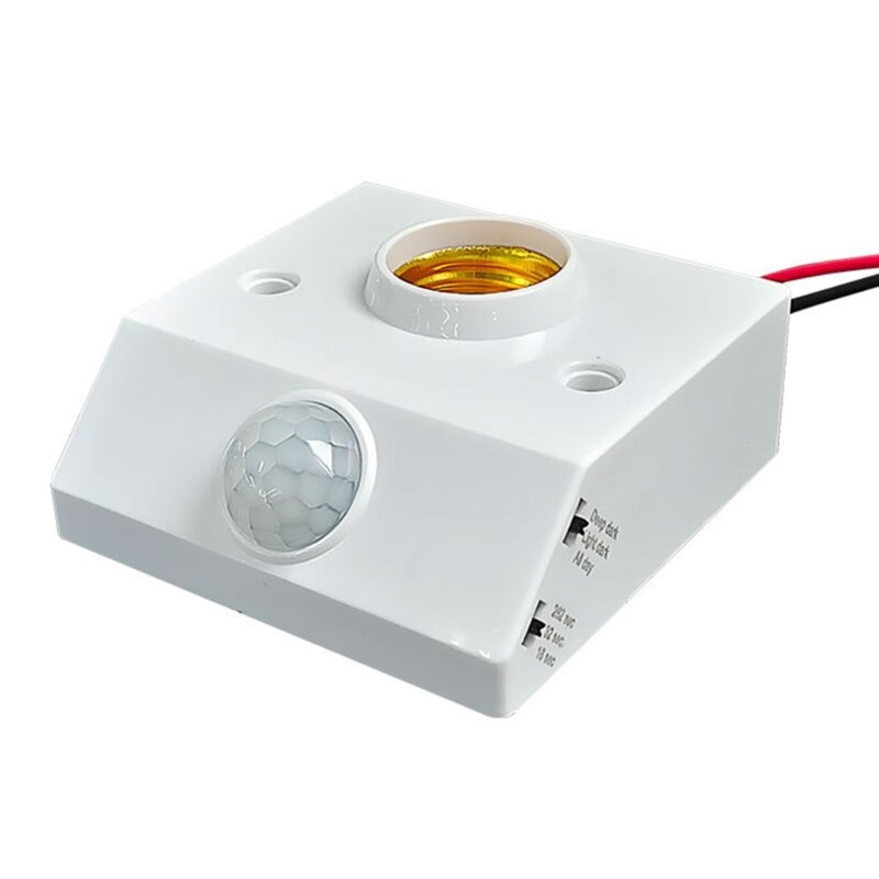 Светодиодный Автоматический Держатель Лампы С Датчиком Человеческого Тела, Автоматическое Включение/Выключение, Держатель Настенного Светильника С Регулируемой Яркостью Для Внутреннего Освещения