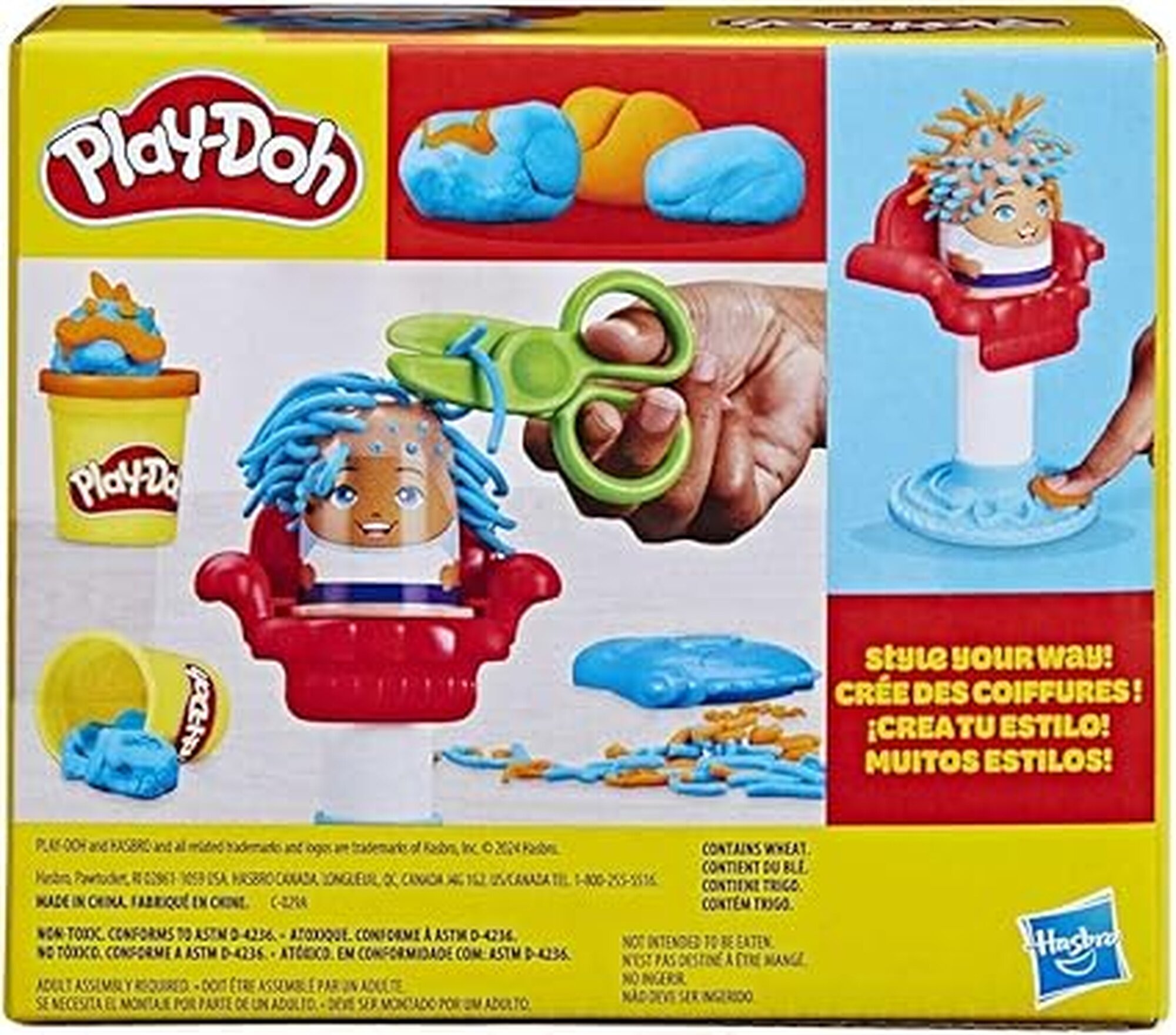 Игровой набор для лепки Play-Doh Crazy Cuts - "Безумные причёски" - PN00030169