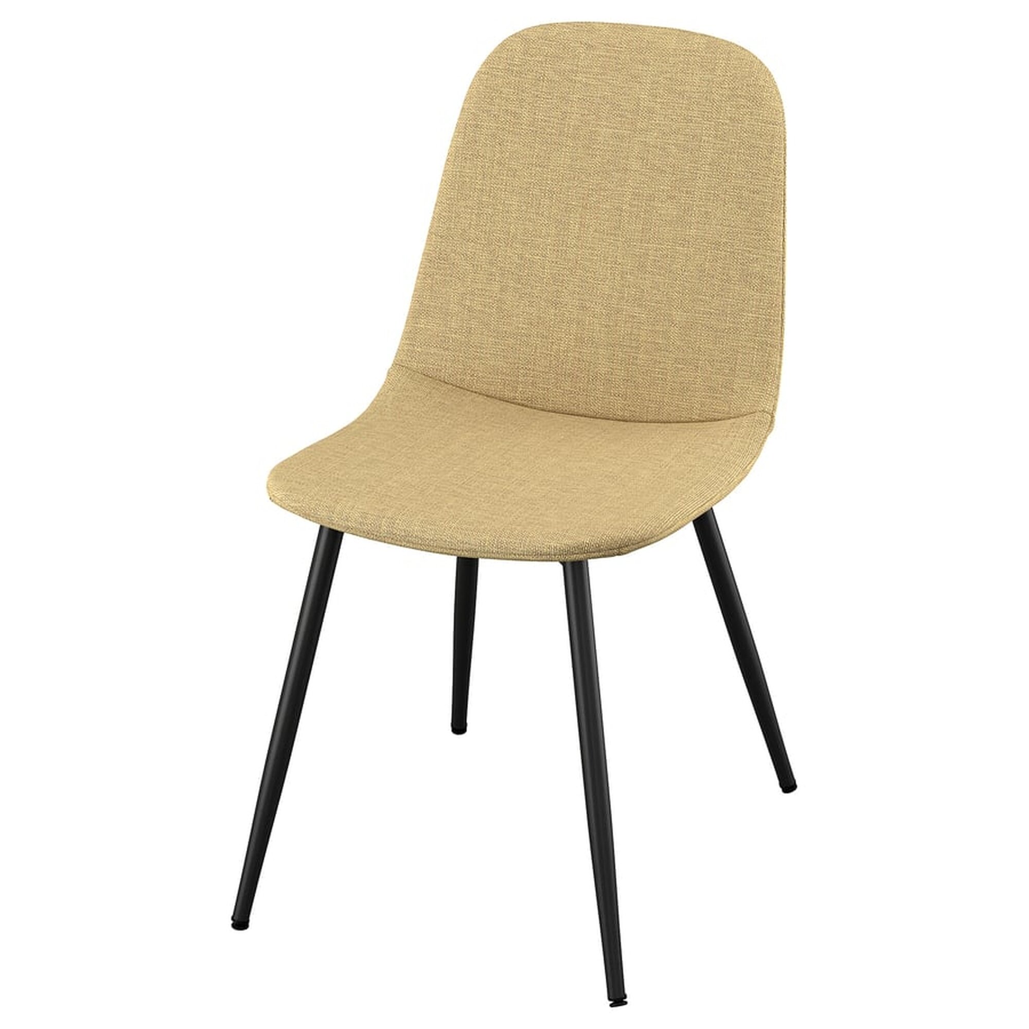 Стул IKEA NORDMANSSKAR, цвет черный/желтый 596.182.17