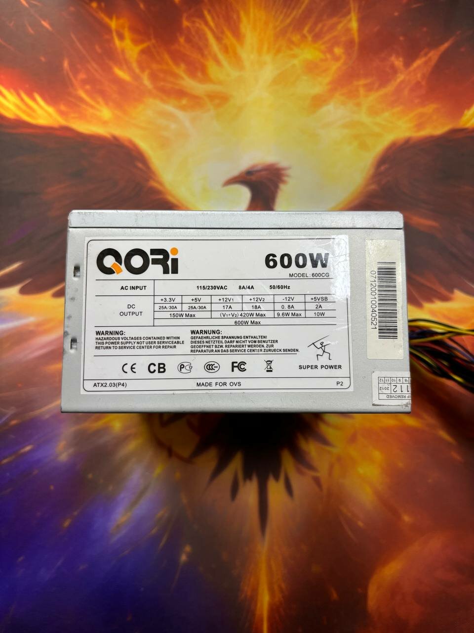 Блок питания 600W QORi 600CG