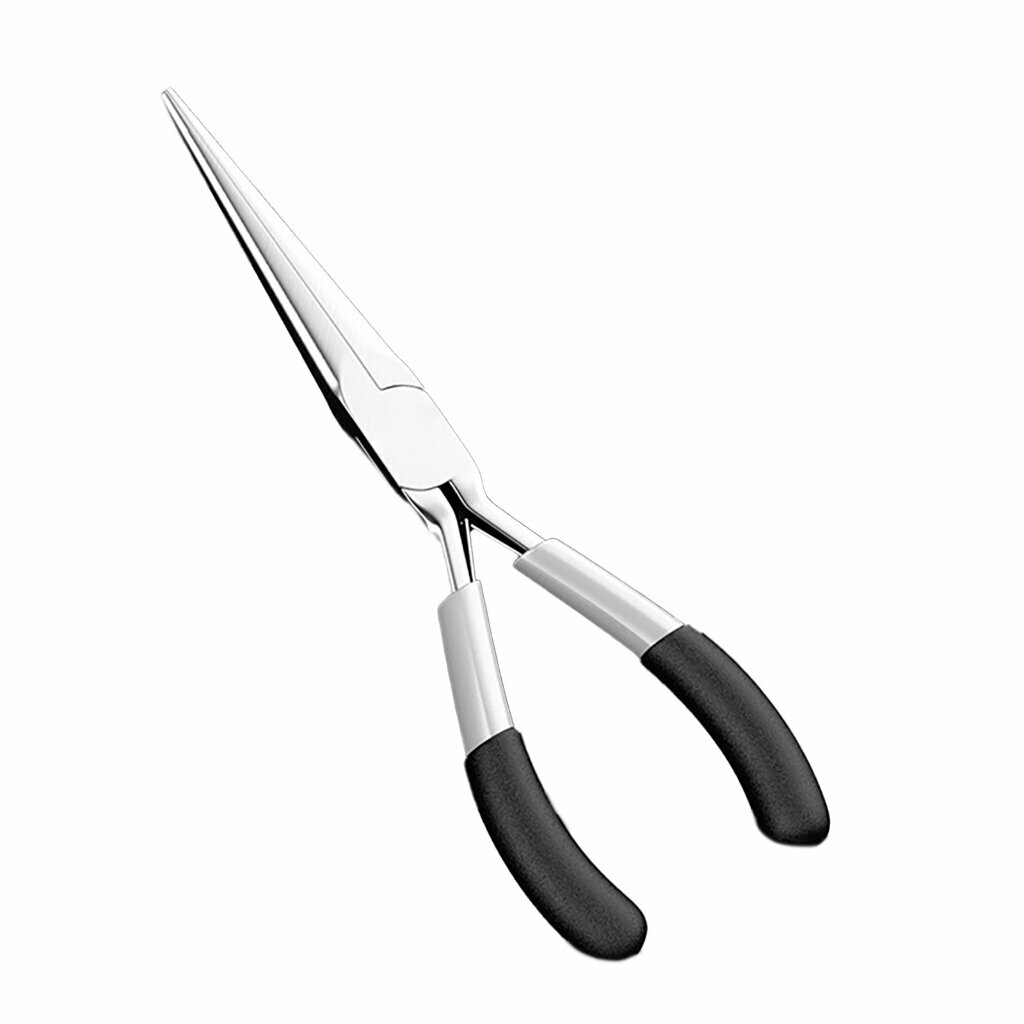 Мини-плоскогубцы с острыми зубцами и плоским зевом, удлиненной игольчатой горловиной, скошенными губами, плоскогубцы для сгибания проволоки