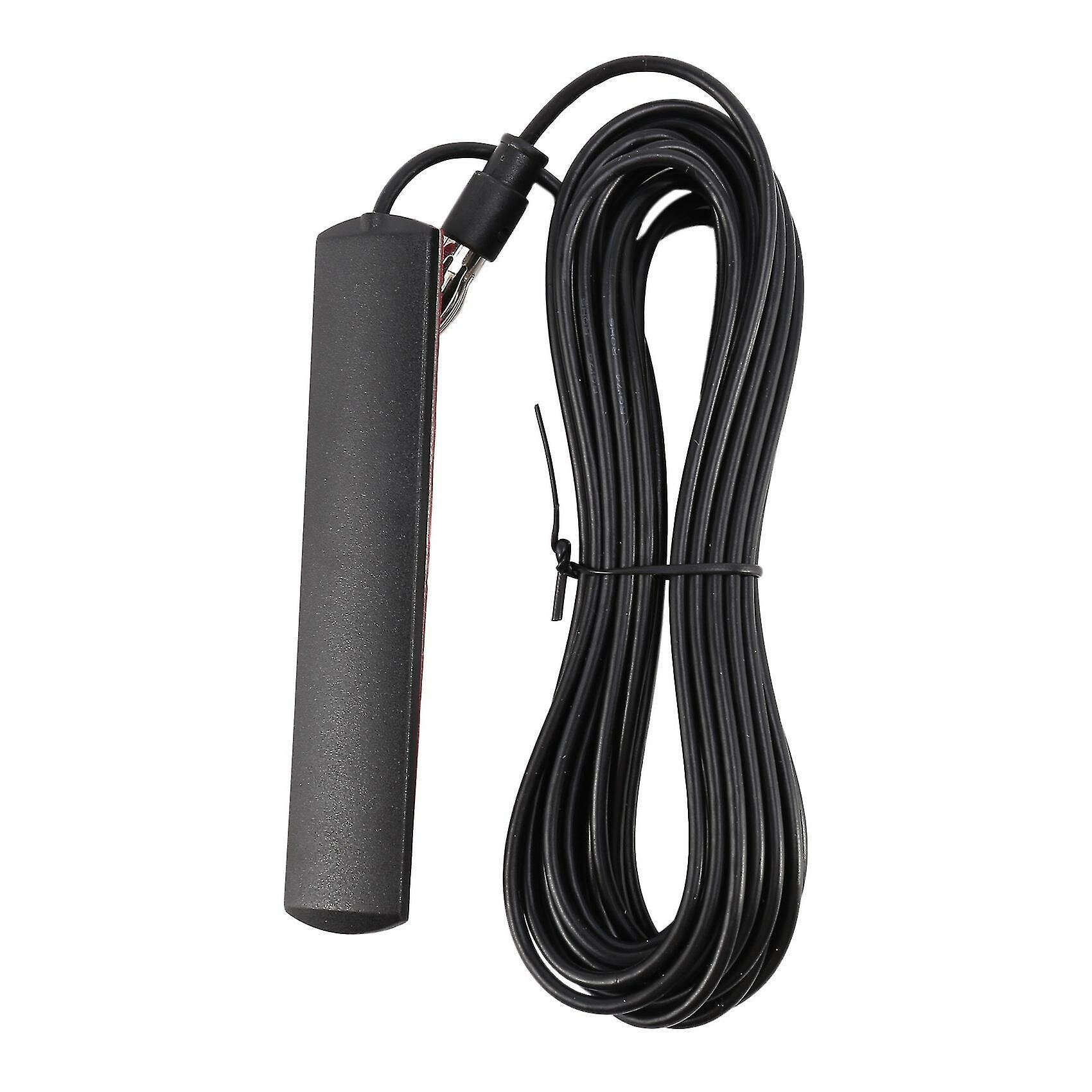 Универсальная автомобильная антенна-усилитель FM-радио ANT-309, черная, диапазон 85-112 МГц, длина провода 5 м