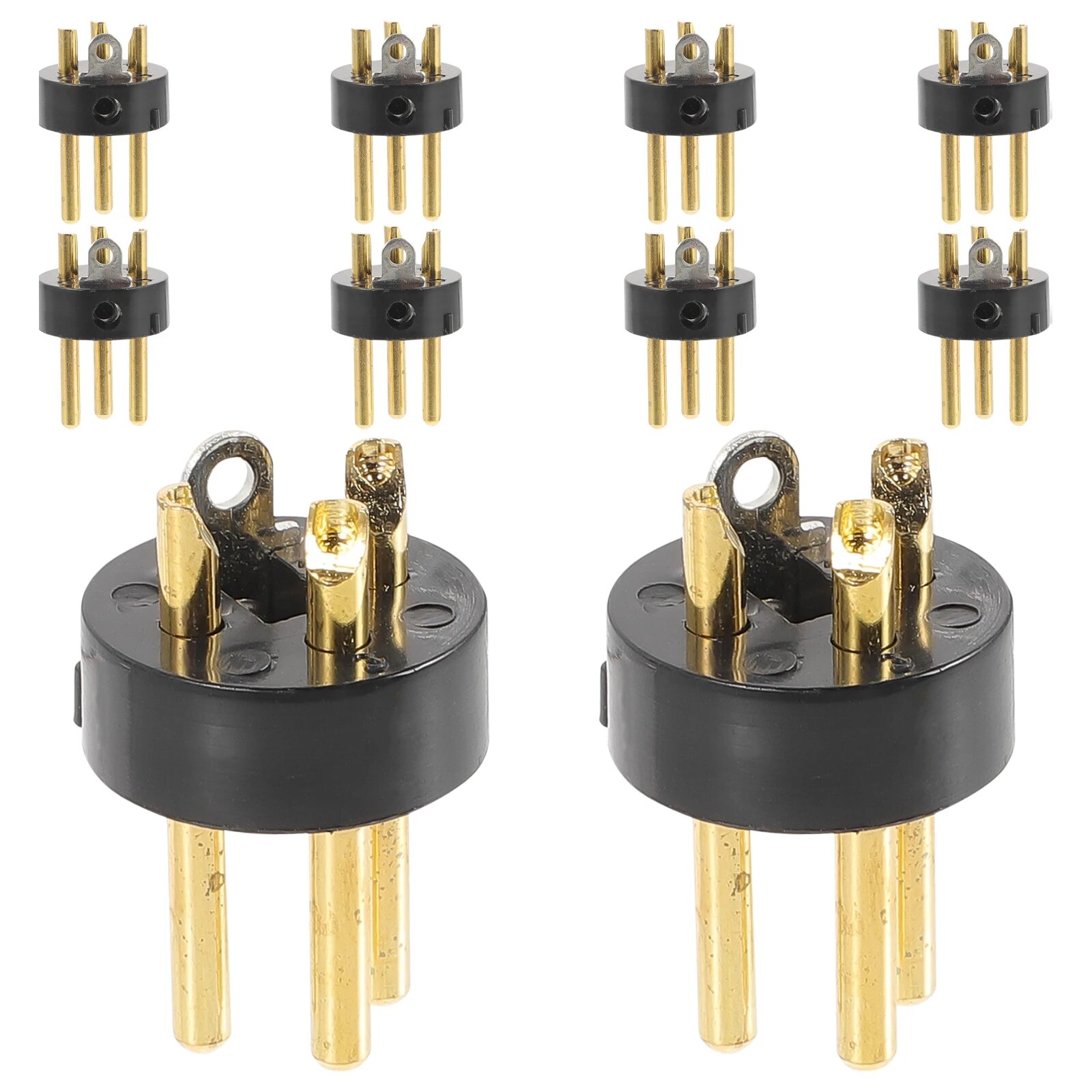 Foxnovo XLR разъемы 3-контактные позолоченные