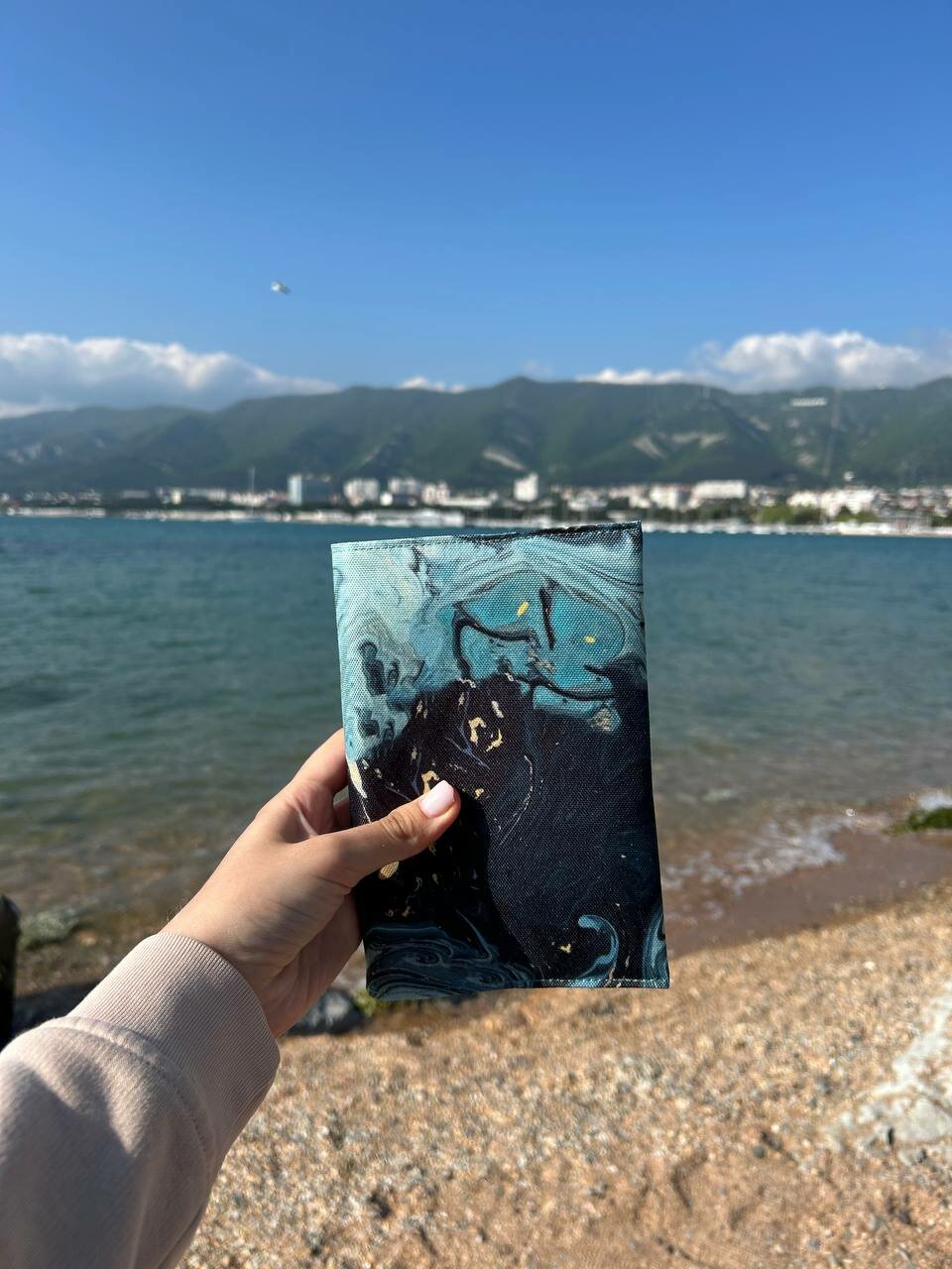 Тканевая водоотталкивающая обложка для книг высотой до 18 см