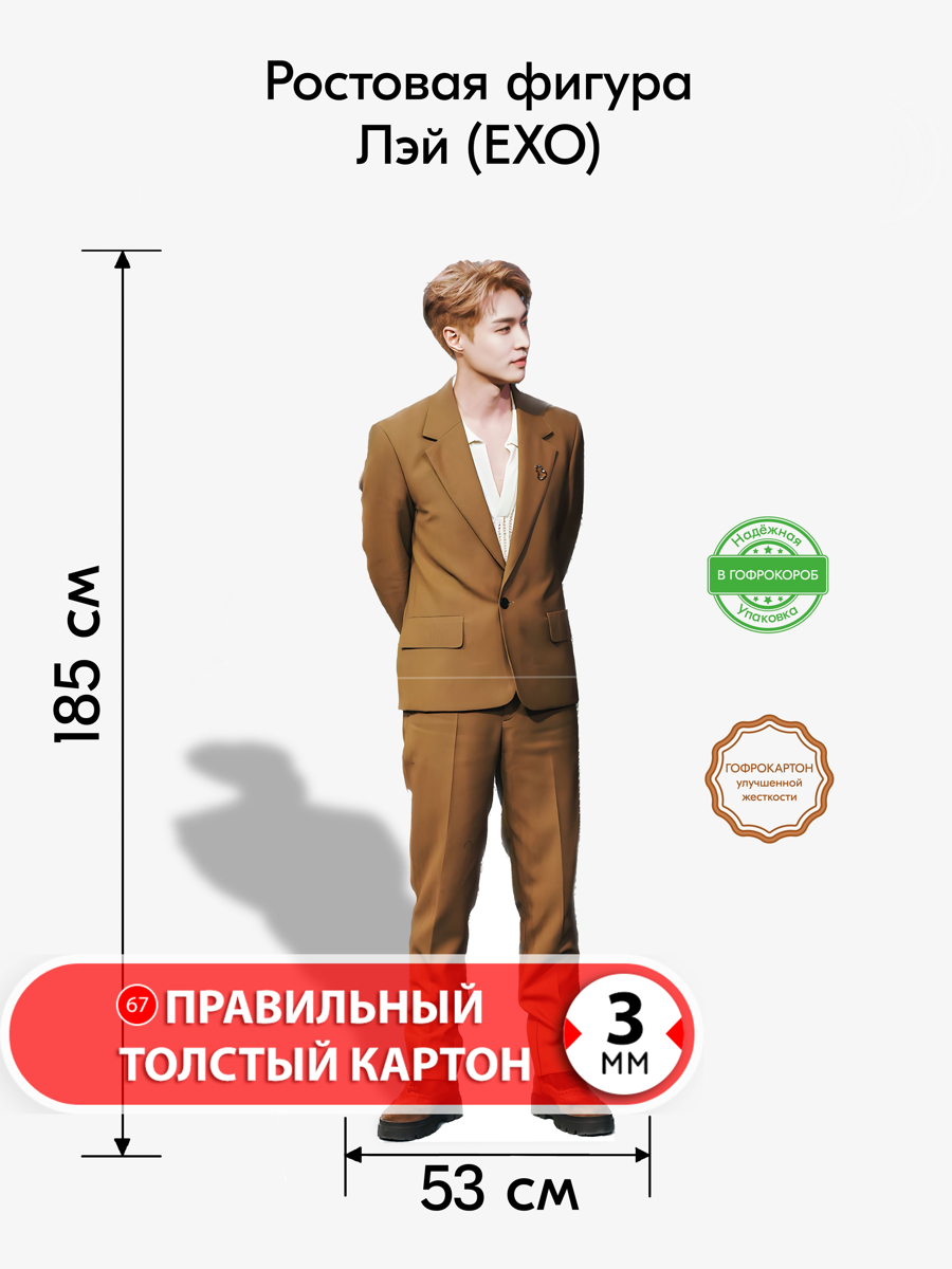 Аксессуар для фотосессий, Indoor-ad, Лэй (EXO) 1 ростовая фигура