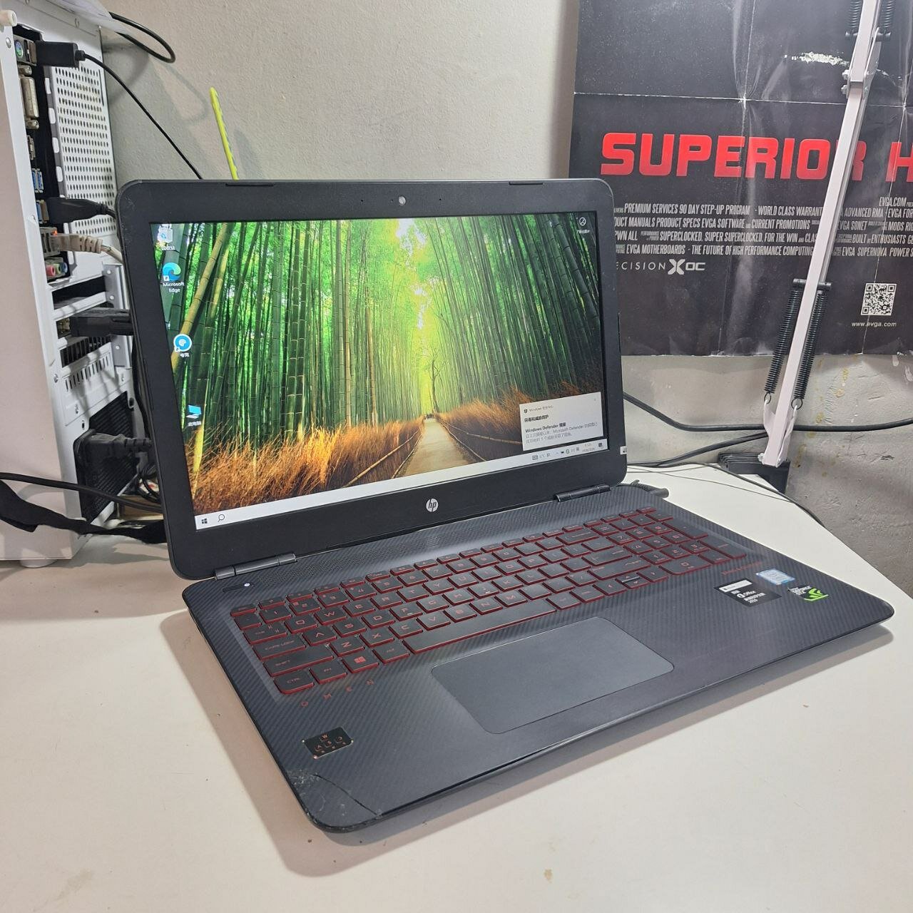 Игровой ноутбук HP 15.6" Intel core i5, GTX 1050Ti, 8gb ddr4, SSD 128gb, HDD 1000gb