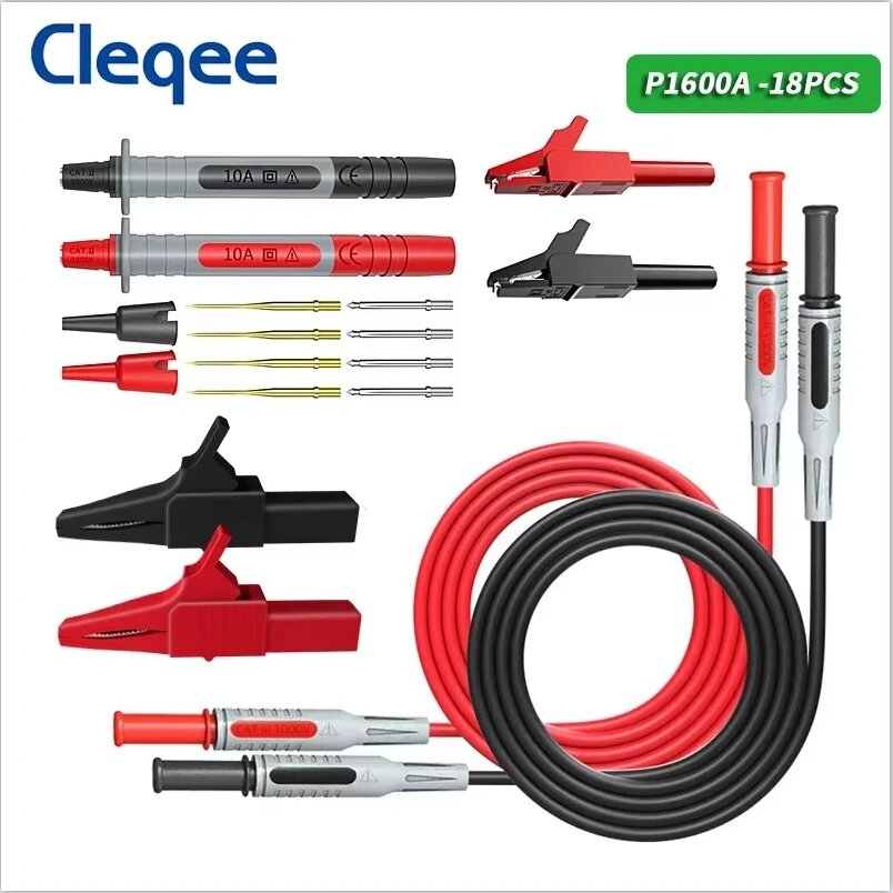 Набор тестовых щупов CLEQEE P1600A, 18 шт