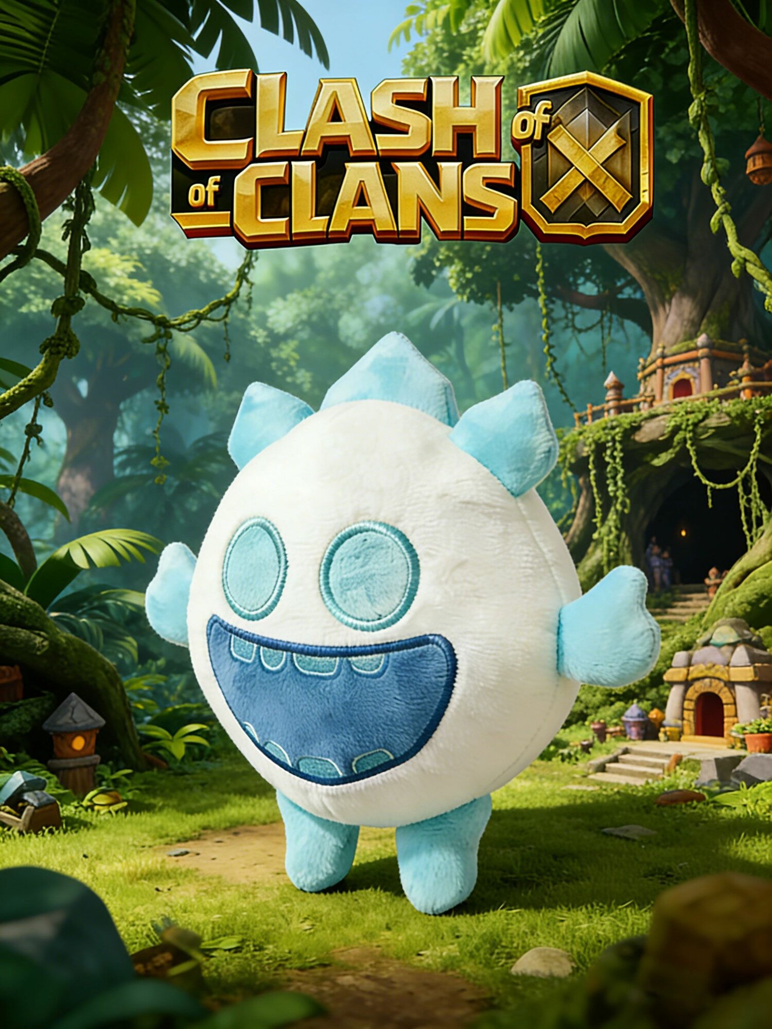 Clash of Clans Плюшевая игрушка Герои видеоигр, 9 см