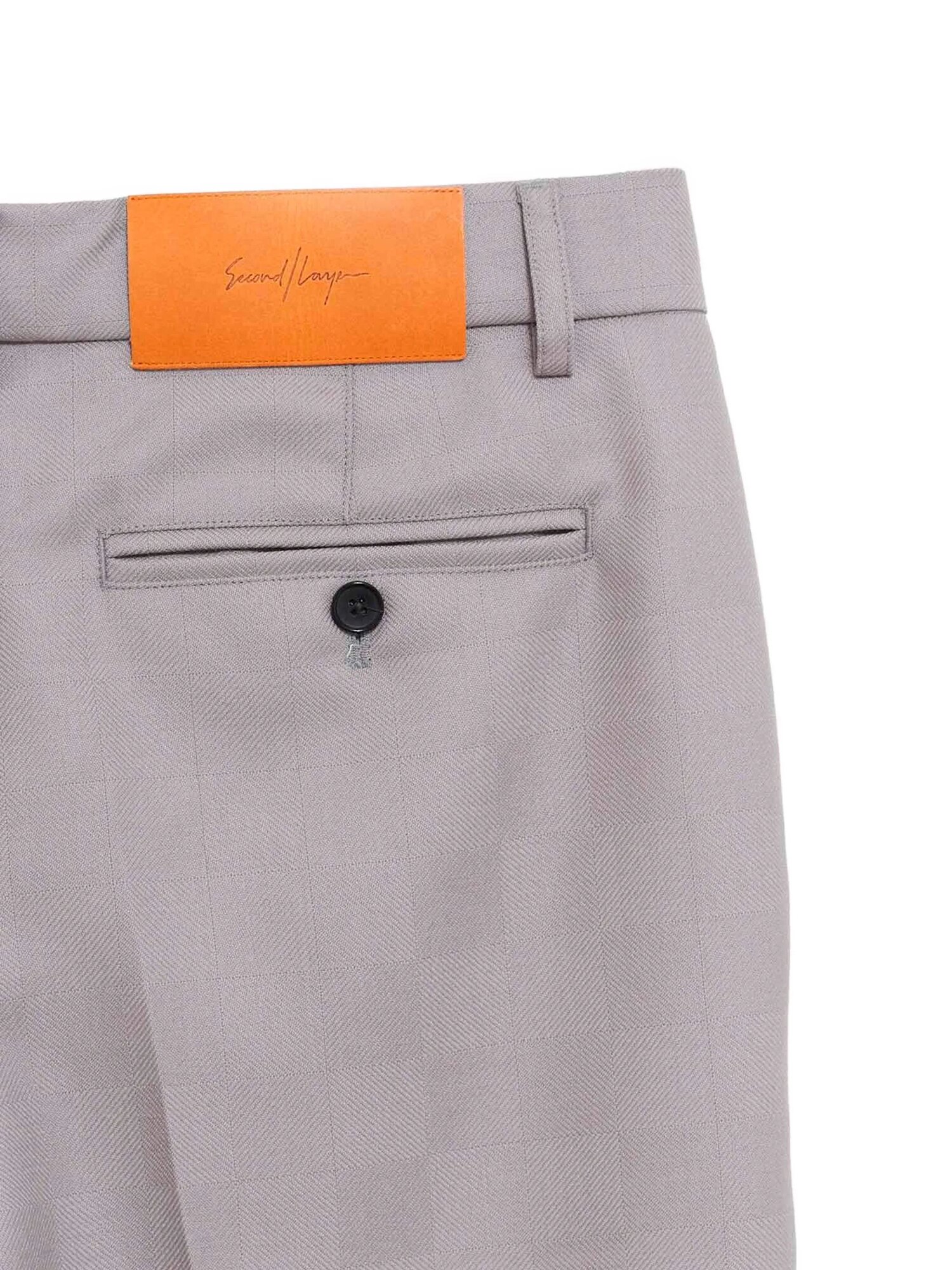 Брюки Second/Layer Belt-loop trousers, размер 46, grey — фото 1