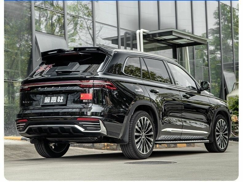 Тюнинг обвес для 21-25Geely MonjaroMC спойлер, антикрыло, черный (установка без сверления)