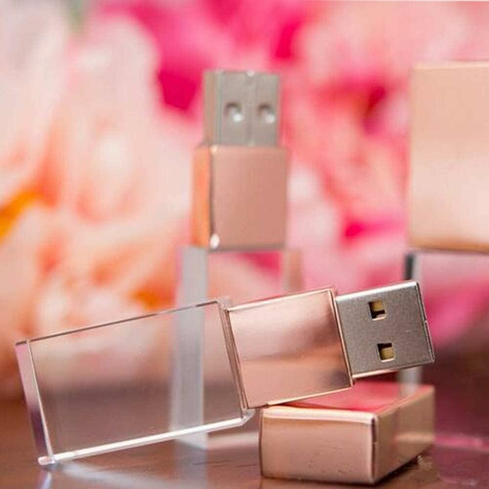 2026 Новый розовый золотой кристалл форма памяти палка флеш-накопитель pendrive пальцевый диск прыжок диск 512ГБ