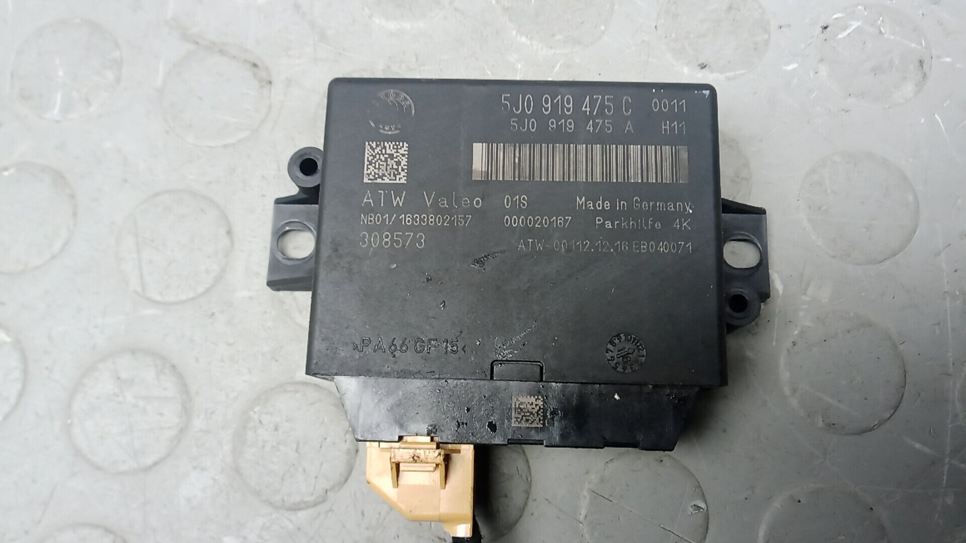 Блок PDC (парктроников) SKODA YETI 1, Номер 5j0919475c