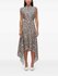 Платье Leopard-print ruched silk dress