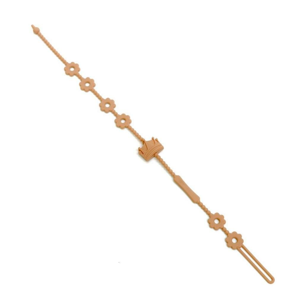 Клипса для соски из силикона, персик