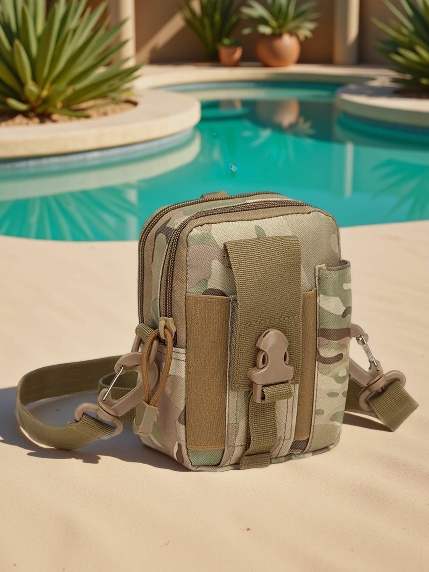 Тактический подсумок на рюкзак, сумка на ремень, мультикам