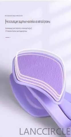 Тренажер-реформер для пилатеса, Пурпурный, белый,24CM, Грудь, Пилатес