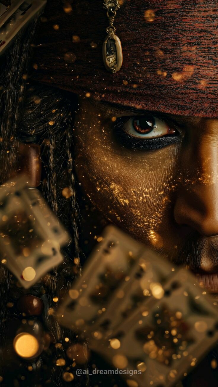 Алмазная Мозаика "шарманка Капитан Джек Воробей/ Pirates Of The Caribbean" 40х50 См Алмазная Вышивка / Картина Стразами Подарков / Украшения