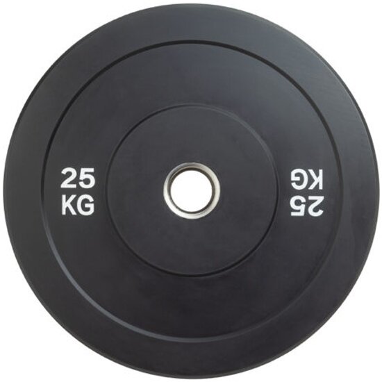 Диск бамперный Victoryfit 51 мм. обрезиненный 25 кг (модель D5)