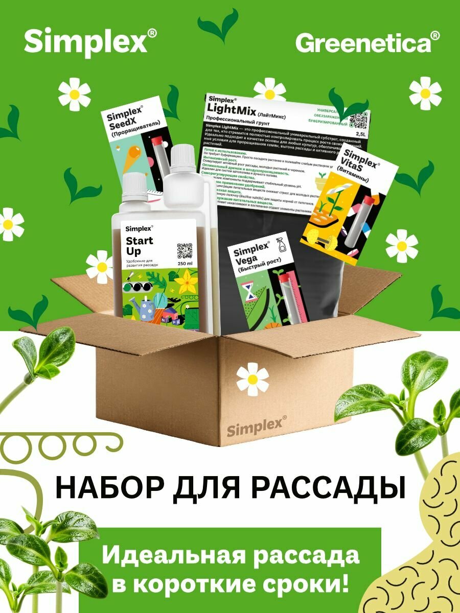 Simplex Подарочный Набор для проращивания семян и выращивания рассады