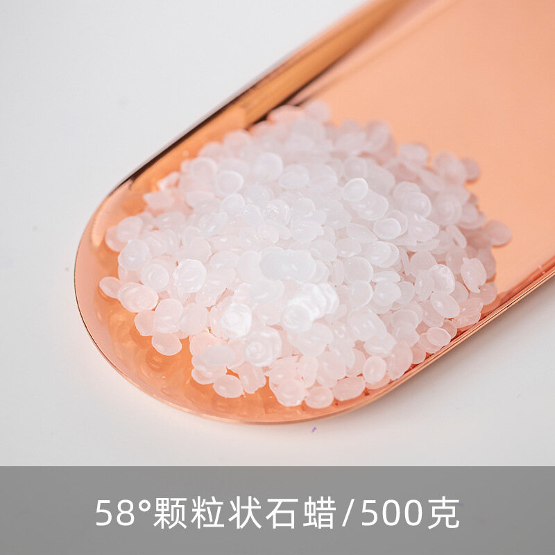 Парафин 58°C гранулированный 500г материал для свечей, натуральный ароматный