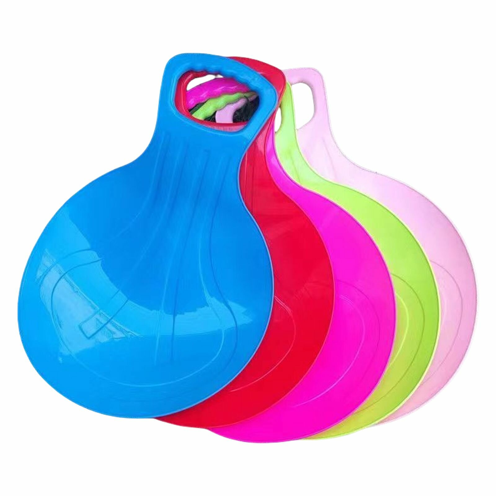 Детские санки для снега с ручкой зимнего катания