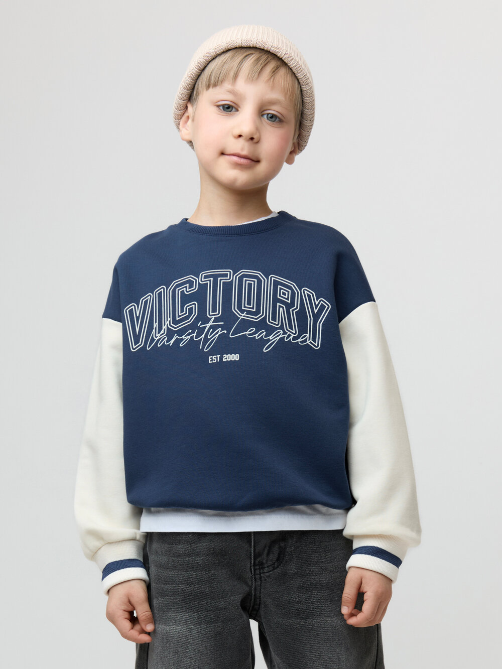 Свитшот хлопковый свитшот для мальчика