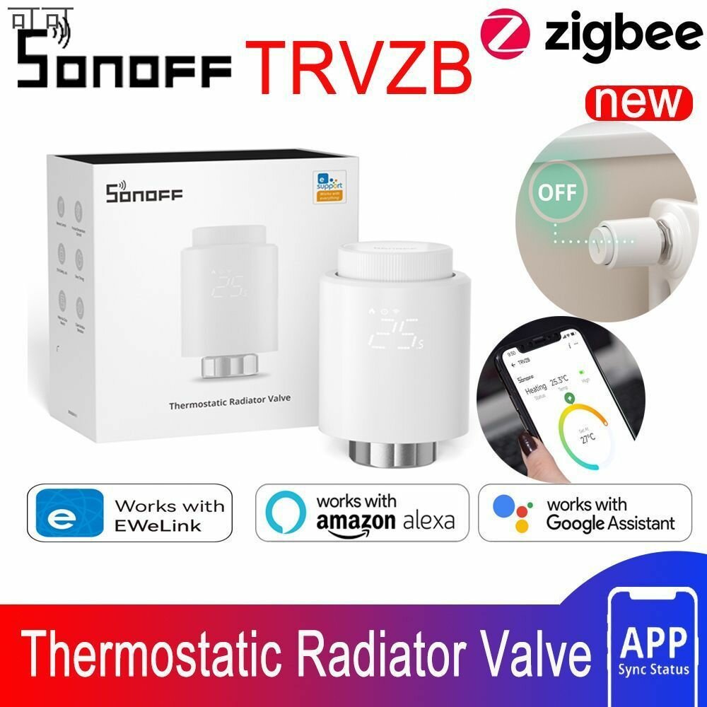 SONOFF TRVZB Умный Термостат радиаторный Zigbee