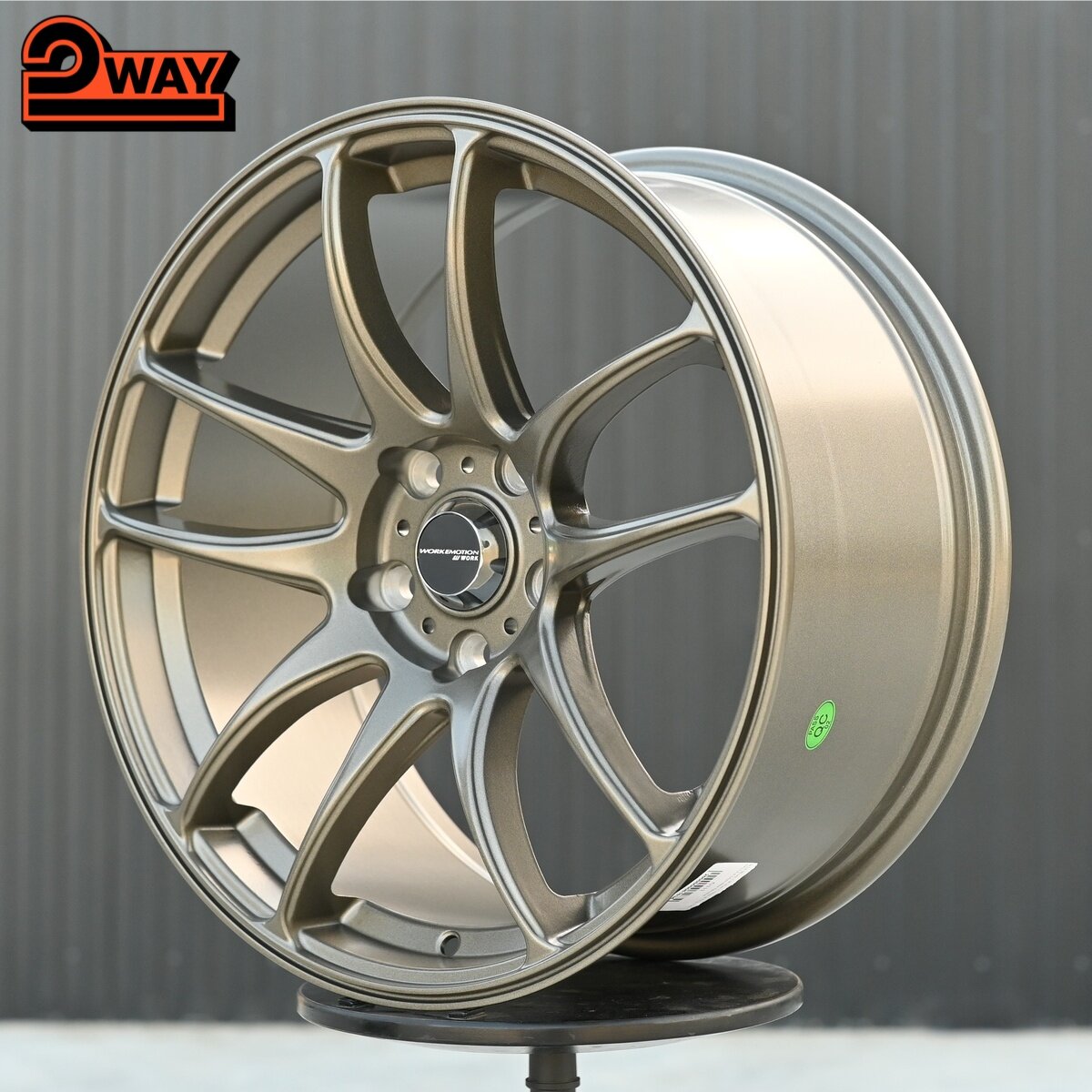 Комплект литых дисков R18 Work CR-Kai Стиль 8.5J ET35 5*114.3 Матовая бронза