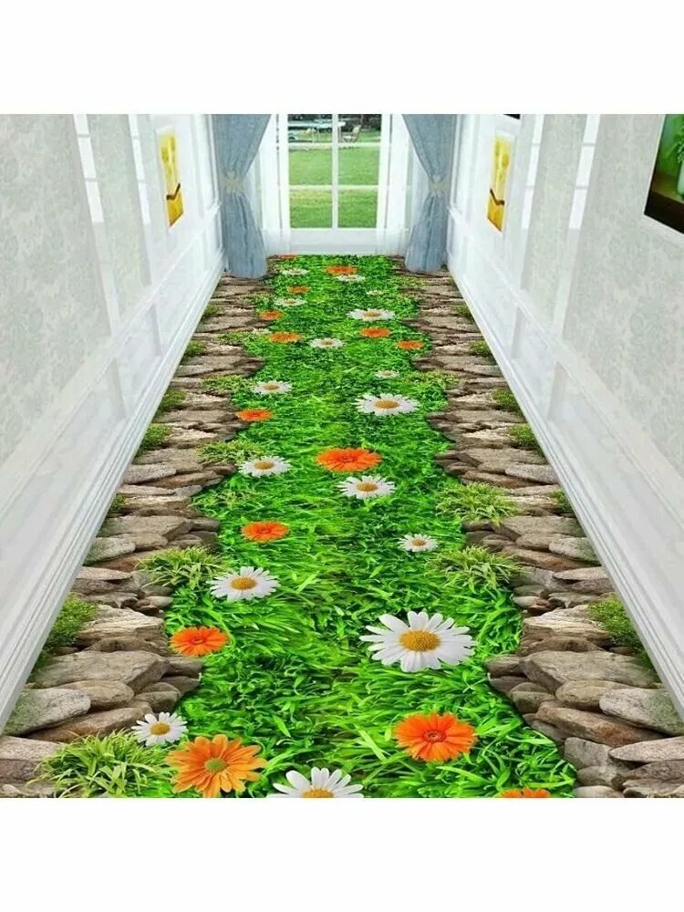 Ковер 40x60 см3D ковер домашняя гостиная спальня нескользящий дверной коврик