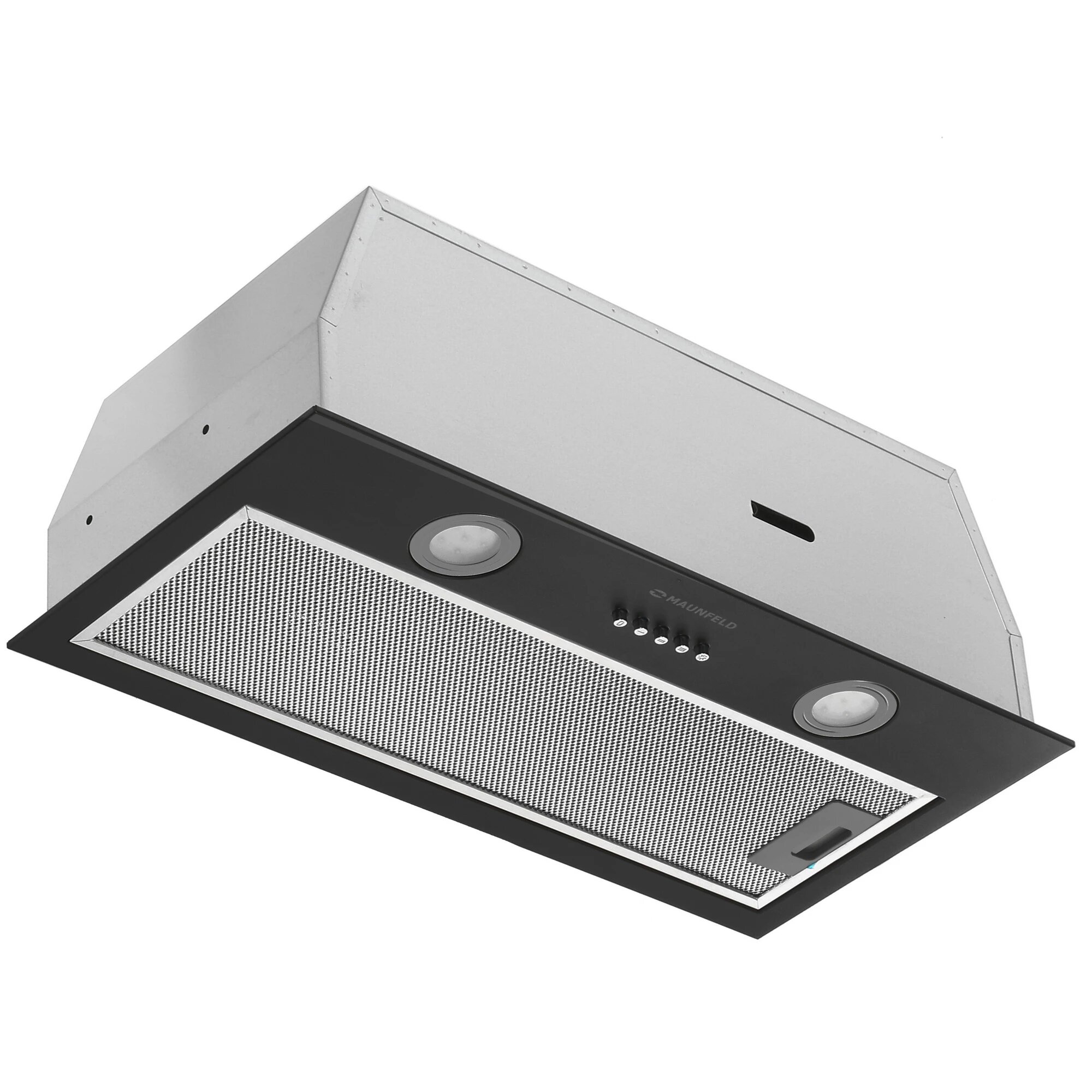 Встраиваемая кухонная вытяжка MAUNFELD THAMES 601PM, черная, 850 м3/ч, 3 скорости